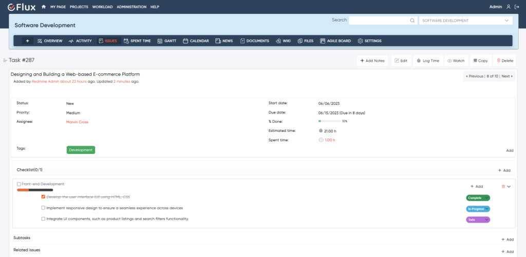 Checklist Redmine Plugin – Task Management Made Easy Checklist Redmine Plugin – Task Management Made Easy